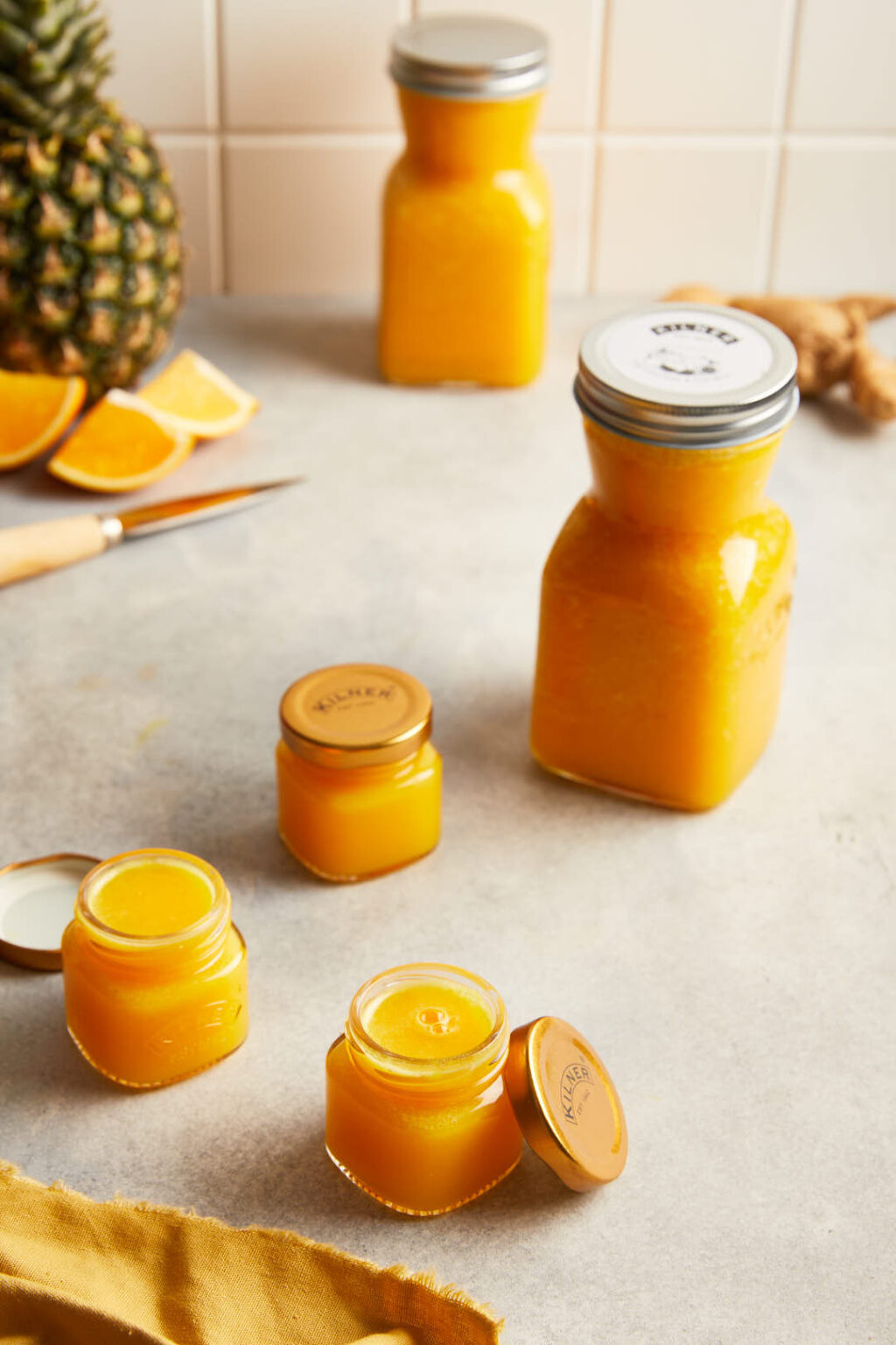 Tropical Turmeric & Ginger Shots - no juicer needed! | Basil & Bay
